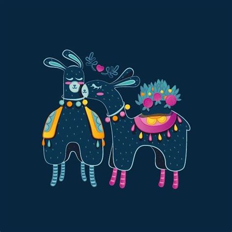 Llama Llama Lovey Dovey Couple 💕 Lovelycouple Llamallama