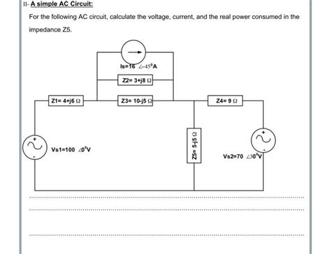 Simple A C Circuit Formulas Wiring Draw And Schematic