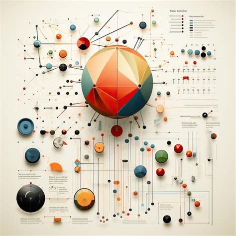 Premium Vector Geometric Vector Statistics Elements On White Background