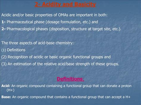 PPT Acidity And Basicity PowerPoint Presentation Free Download ID
