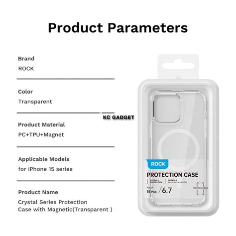 قاب آیفون 15 پرو مکس راک Rock پخش جانبی لوازم موبایل