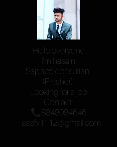Hasain M On Linkedin Sap Sapfico Sapfi Sapconsulting Sapcareers