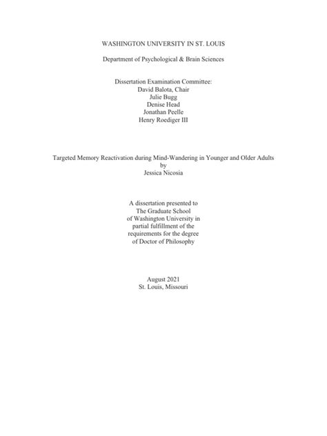 Targeted Memory Reactivation D Pdf
