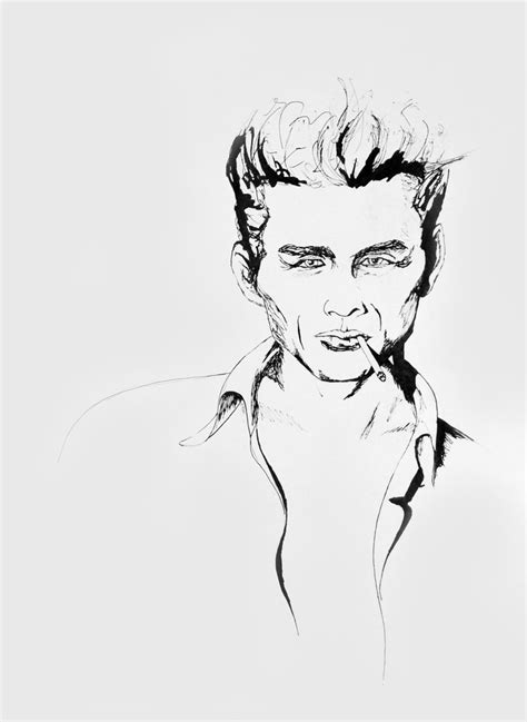 James D Sketches Male Sketch Art