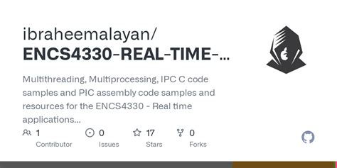 Github Ibraheemalayanencs4330 Real Time Applications And Embedded