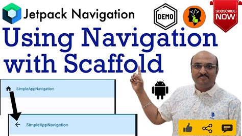 Using Navigation With Scaffold Jetpack Compose 33 Youtube