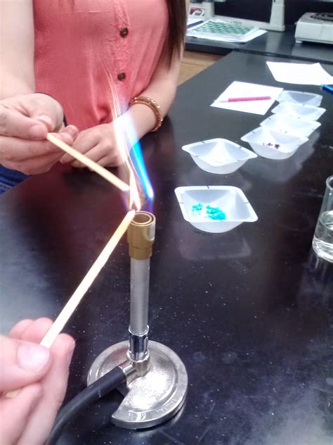 A Year Of Science Modeling Instruction Flame Test Fun