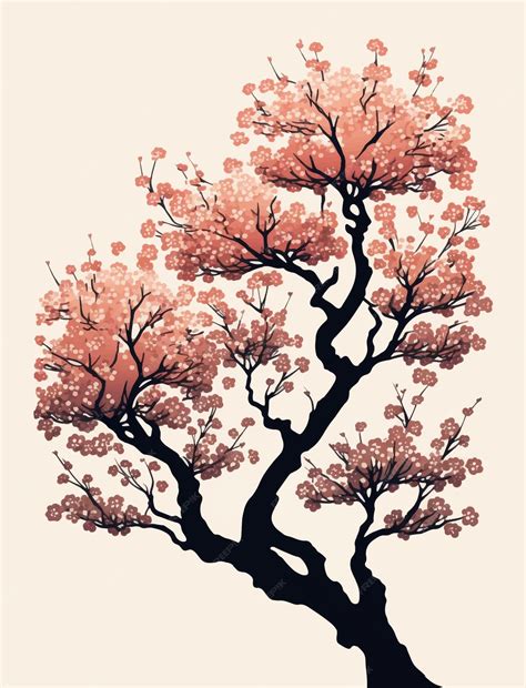 Premium Vector Cherry Blossom Tree
