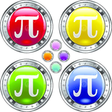 Colorful Pi Symbol