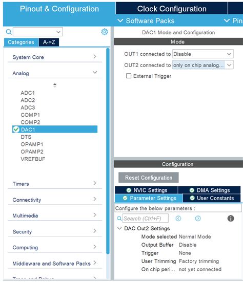 Solved Stm32h7 Issue With Dac To Adc Internal Connection