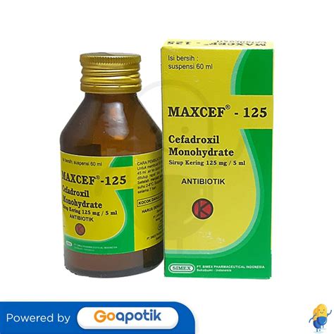 Jual Maxcef 125 Mg Sirup 60 Ml Shopee Indonesia