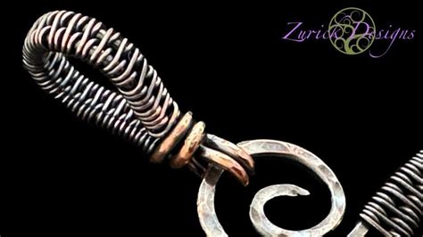 Wire Wrapping Tutorial Woven Pendant Bail