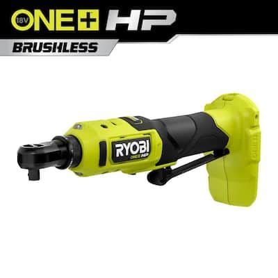 Ryobi One V Cordless Tool Combo Kit With Brushless In Extended Reach Ratchet And Grease