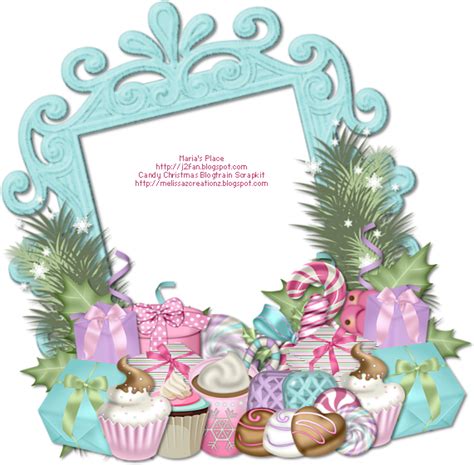 Graphic Groupies Candy Christmas Cluster Frames