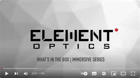 Element Optics Rifle Scope Immersive Series 10x40