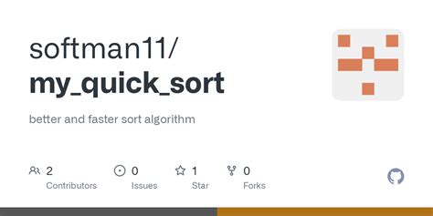 Myquicksortmyquicksortc At Master · Softman11myquicksort · Github