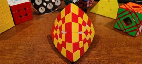 I Checkerboarded The 6 Layered Jings Pyraminx What Do Yall Think R Cubers