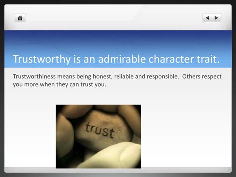 Ppt Trustworthiness Powerpoint Presentation Free Download Id2850105