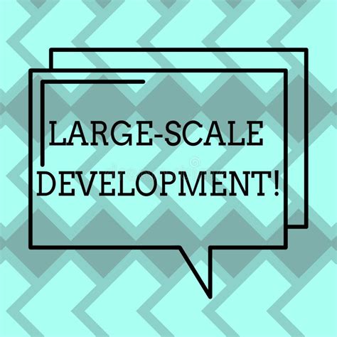 Text Sign Showing Large Scale Development Conceptual Photo Develop On An Extensive Basis Grow