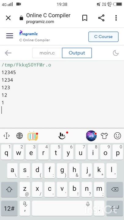 Pattern In C Programming Language Youtube