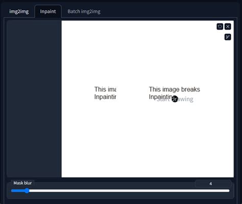 Inpaint Function Creates Two Pictures On Next To The Other · Issue