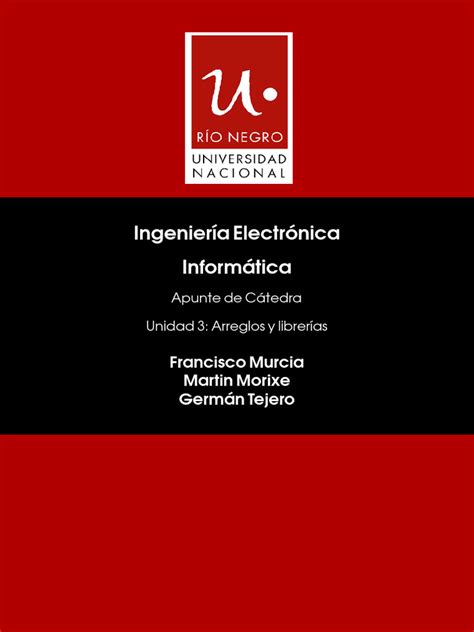 Unidad 3 Pdf Cadena Informática Variable Informática