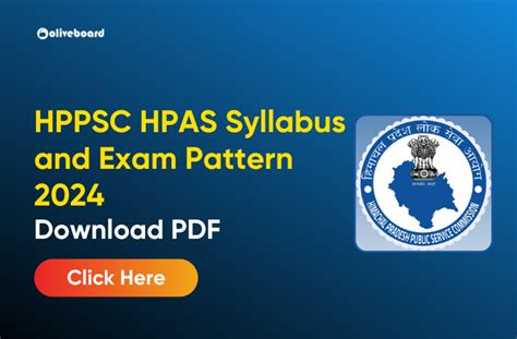 hppsc hpas syllabus 2024 and exam pattern download pdf