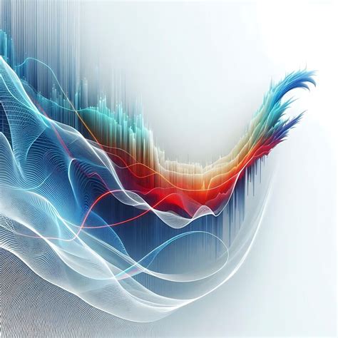 Abstract Digital Technology Data Visualization Background Premium Ai Generated Image