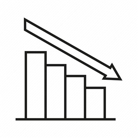 Analytics Chart Data Decreasing Graph Stats Icon Download On Iconfinder