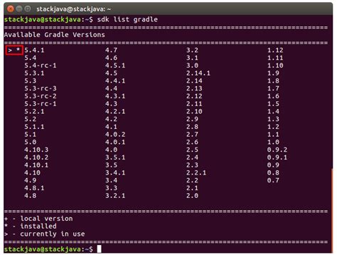 hướng dẫn cài đặt gradle bằng sdkman stackjava