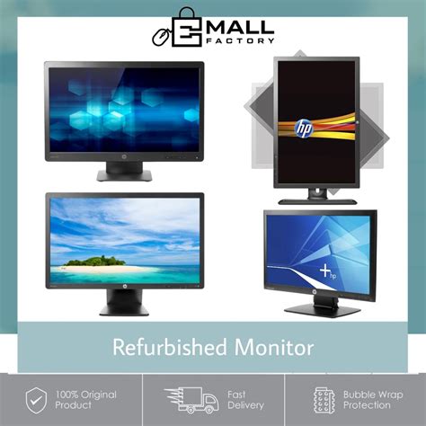 Dell Hp Lenovo Lcd Led Pc Monitor Gaming Hd Full Hd Hdmi Vga Refurbished Random