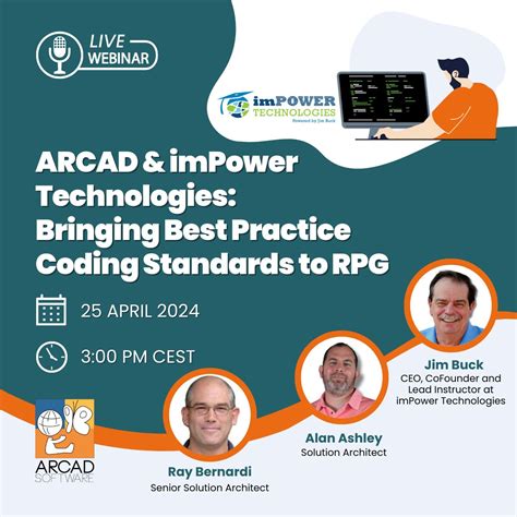 Arcad Software On Linkedin Webinar Bringing Best Practice Coding Standards To Rpg