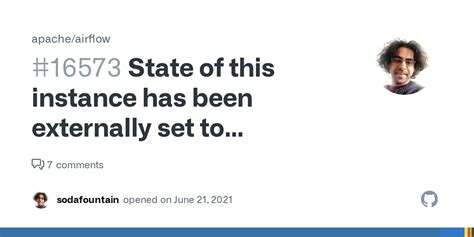 state of this instance has been externally set to up for retry