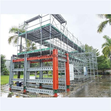 China Formwork Shoring Screw Jack In Ringlock Cuplock Scaffolding System For Concrete Building