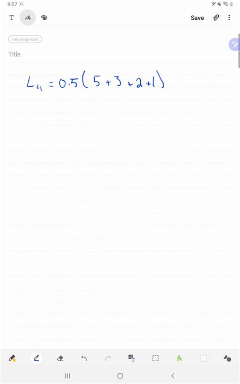 solved riemann sums from tables use the tabulated values of f to
