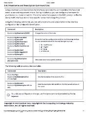 Hostname And Description Command List For Configuring Interfaces Course Hero