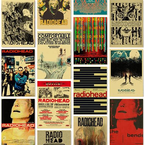 Cover Album Cover Radiohead The Perfect Retro Poster For True Fans And