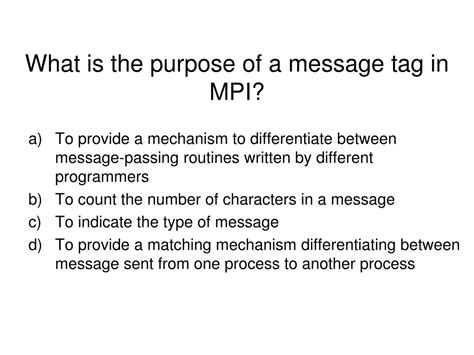 ppt quiz questions itcs 4145 5145 parallel programming mpi powerpoint