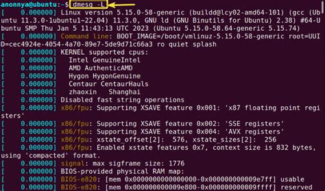 The Dmesg” Command In Linux 7 Practical Examples