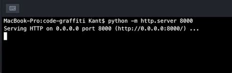 【python】ローカルwebサーバーの立ち上げ Socketserver