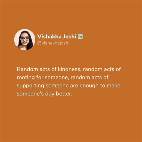 Vishakha Joshi On Linkedin Linkedin Kindness Freelancing 52 Comments