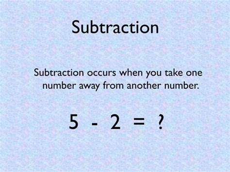 Add And Subtract PPT Education
