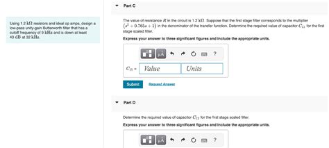 Solved The Value Of Resistance R In The Circuit Is 1 2kΩ