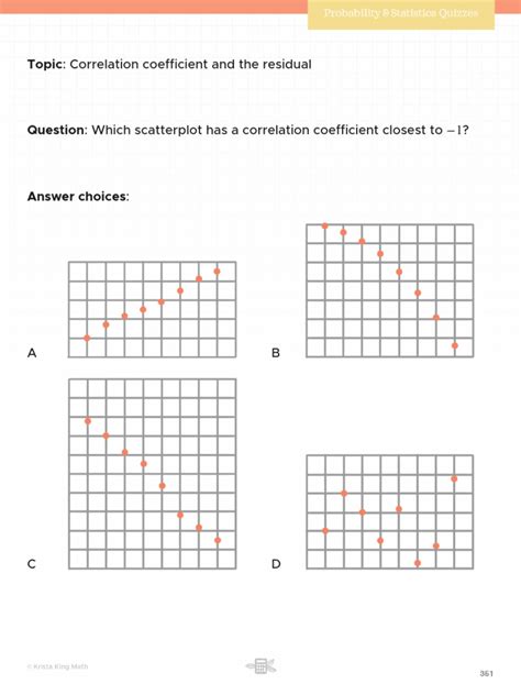 02 Correlation Coefficient And The Residual Pdf Errors And