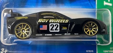 Rare Diecast Car 2007 Hot Wheels Corvette C6r Super Treasure Hunt 4