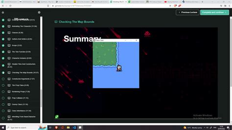 Checking The Map Bounds MISTAKE Show GameDev Tv