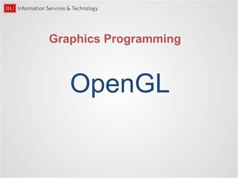 Lecture 6 Introduction To Open Gl And Glut Pptx