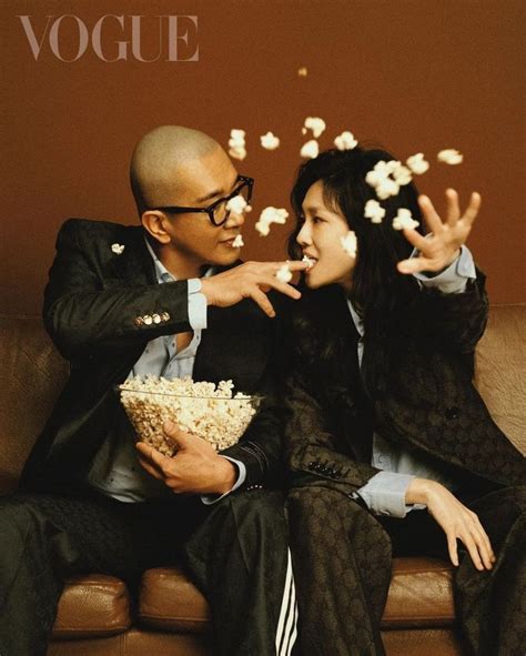 Koo Jun Yup Barbie Hsu Pose In Their First Couple Pictorial For Vogue Taiwan Korean Couple
