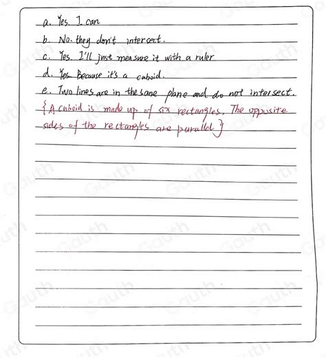 Solved A Can You See Straight Lines In The Picture B Do These Lines Meet Intersect C