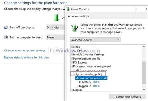 Cpu Stuck At Low Clock Speed In Windows 11 Fix